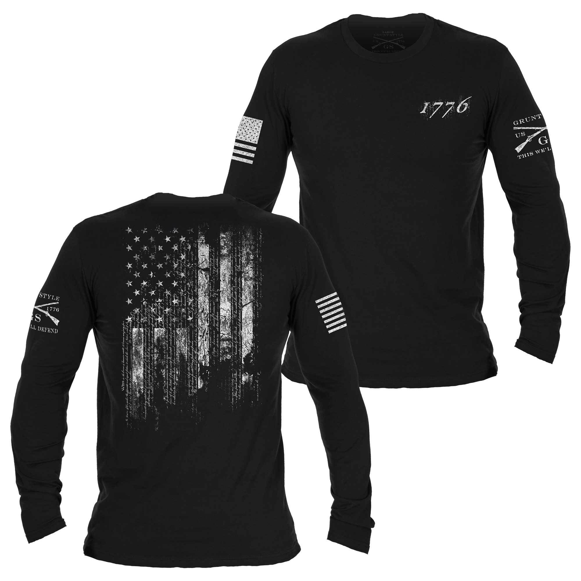 Grunt Style 1776 Flag Long-Sleeve T-Shirt for Men | Bass Pro Shops